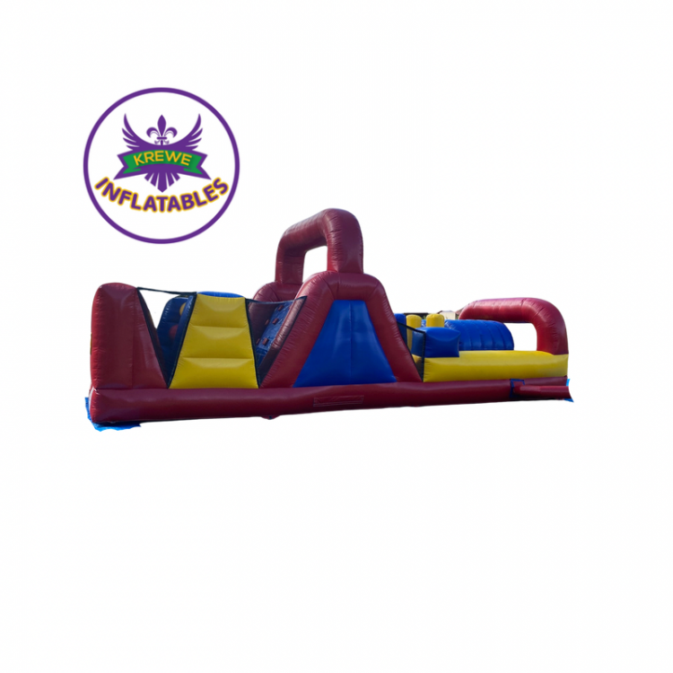 Double Run Obstacle Course - Krewe Inflatables LLC Covington LA